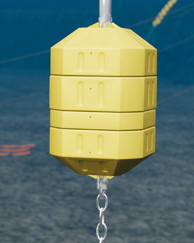 Mooring and installation buoyancy modules - Balmoral Comtec