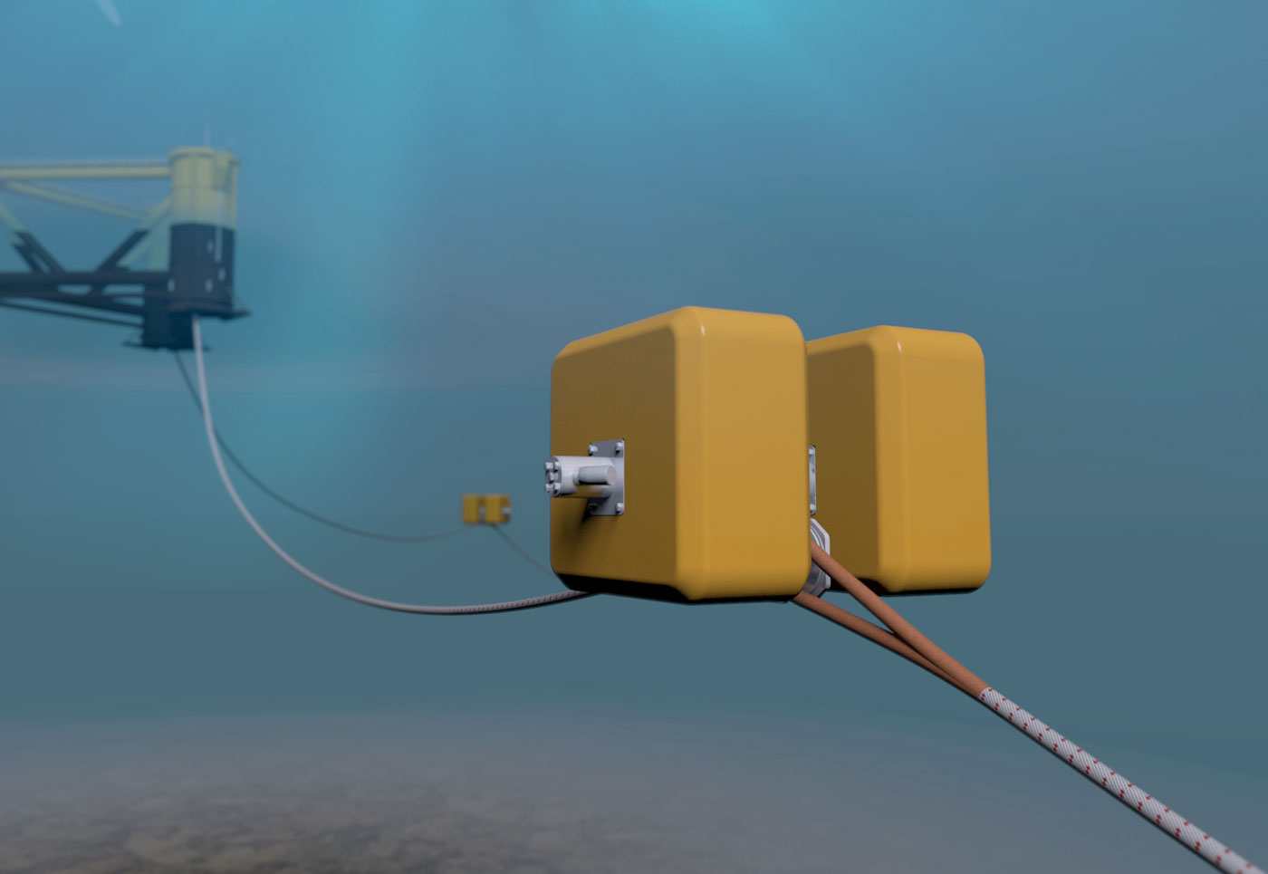 Mooring and installation buoyancy modules - Balmoral Comtec